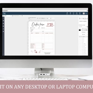 Order Form Editable, Sewing Business Order Forms, Printable Small ...