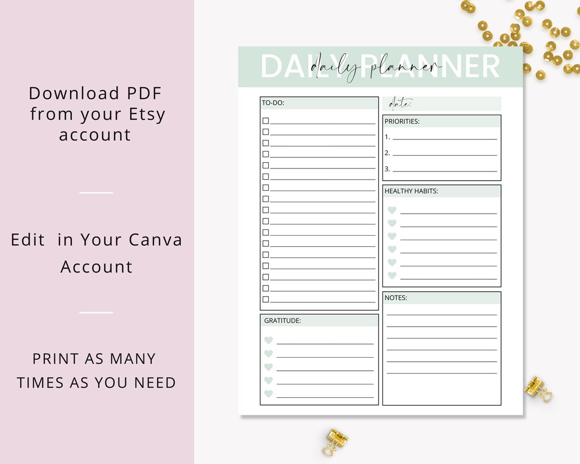 Editable Daily Planner ADHD Day Planner Printable Canva Etsy sterreich editable-daily-planner-adhd-day-planner-printable-canva-etsy-sterreich