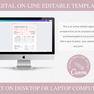 Editable Invoice Template I Canva Template I Printable Order - Etsy