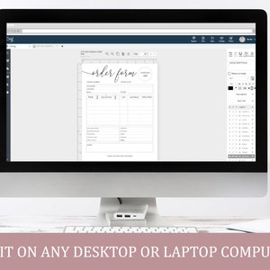 Decal Order Form Template, Editable Small Business Forms, Printable ...