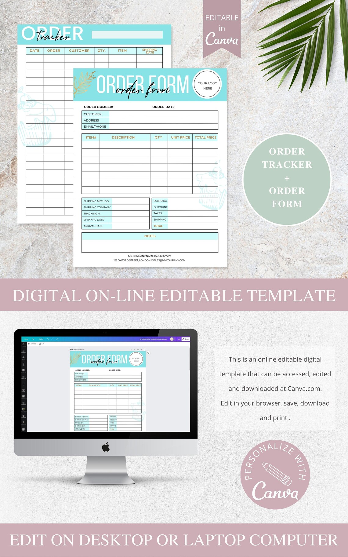 Order Tracker Order Form Bundle Sales Tracking Order Form - Etsy