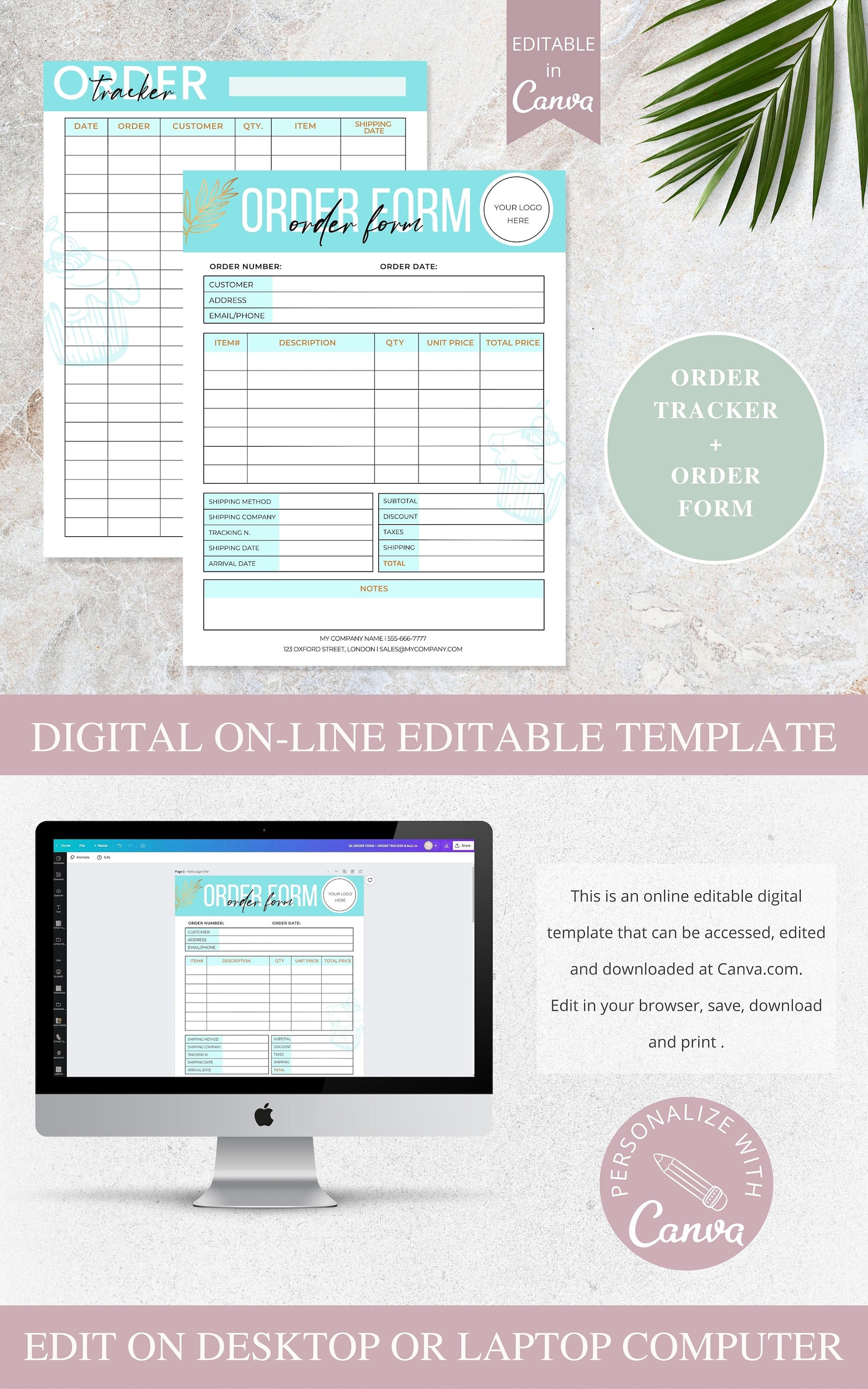 Order Tracker Order Form Bundle Sales Tracking Order Form - Etsy