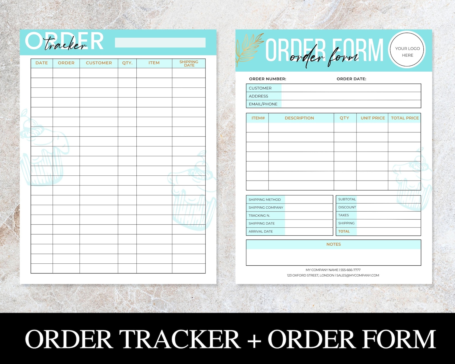 Order Tracker Order Form Bundle Sales Tracking Order Form - Etsy