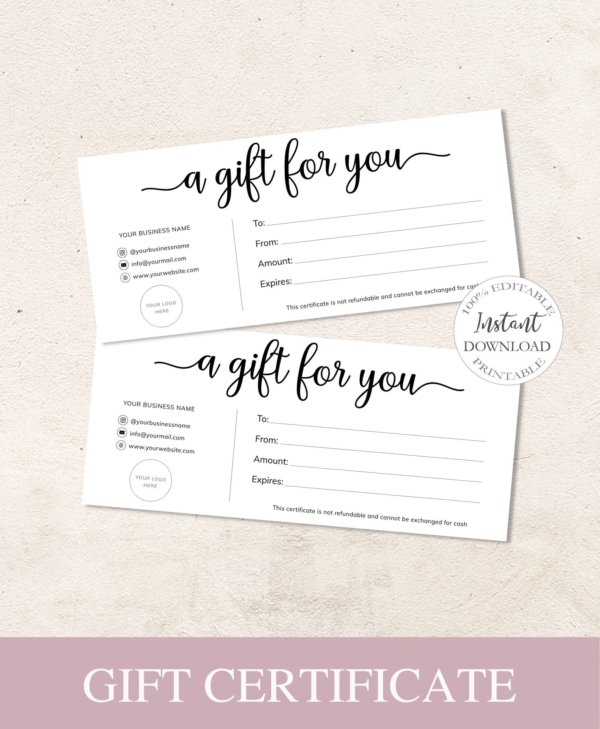 Money Certificate Template