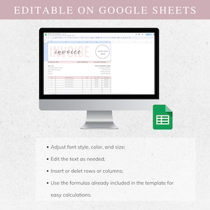 Editable Invoice Template for Google Docs, MC Word Invoice Template for ...