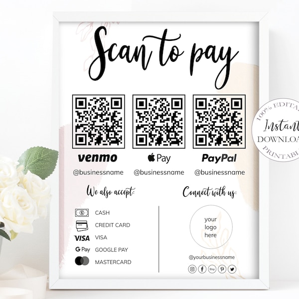 Venmo Sign - Etsy