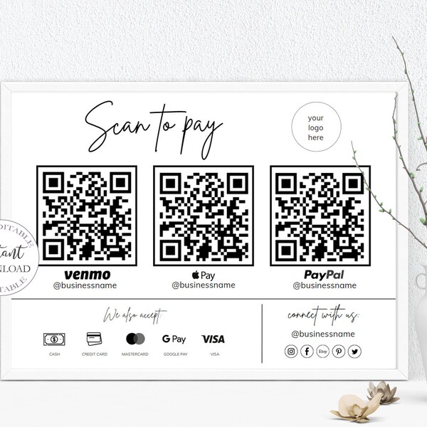 Metal Business Card Qr Code - Etsy
