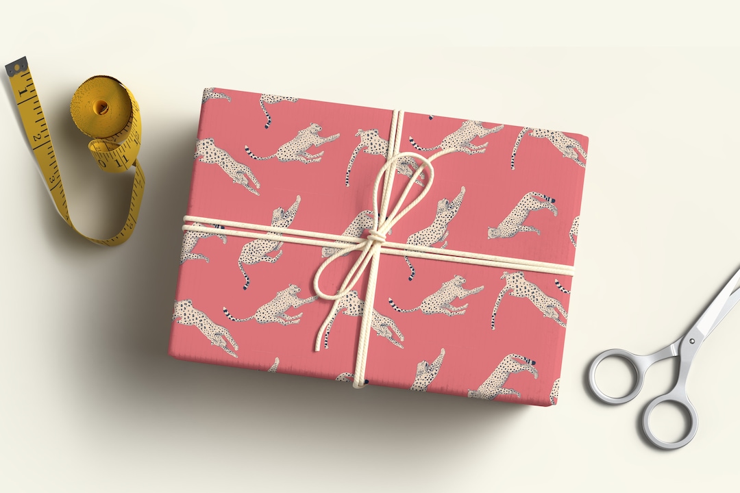 Cheetah A3 Wrapping Paper - Etsy