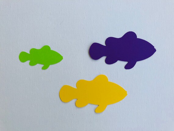 Fish Die Cut Cardstock Fish Paper Fish for Crafting Fish | Etsy