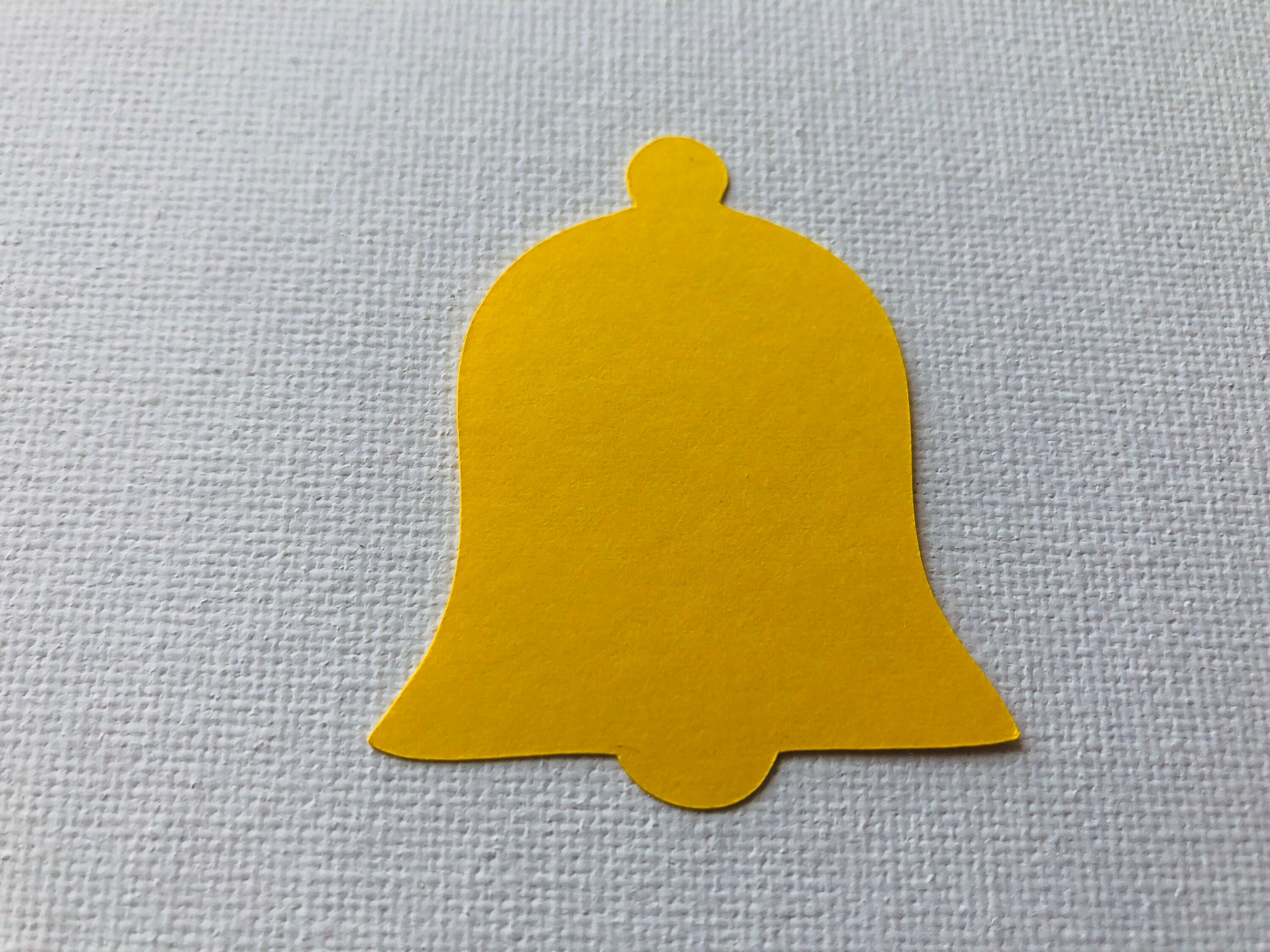 Bell Die Cut Cardstock Bell Paper Bell for Crafting Bell | Etsy