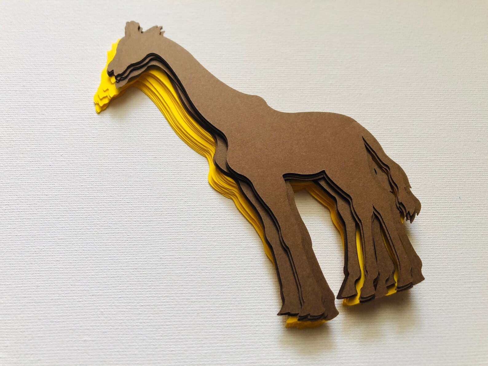 Giraffe Die Cut Cardstock Giraffes Paper Giraffes for | Etsy