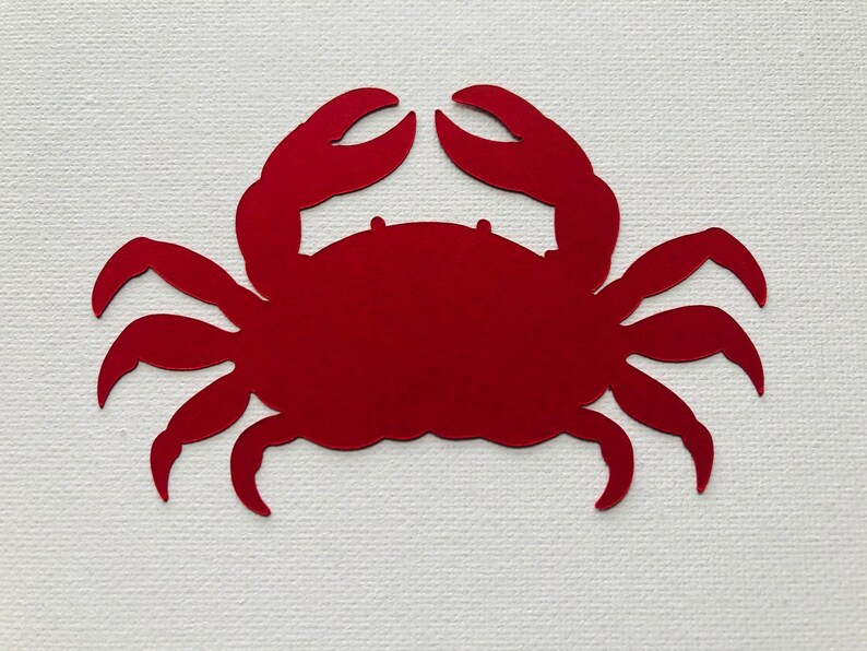 Crab Die Cut Cardstock Crab Paper Crab for Crafting Crab | Etsy