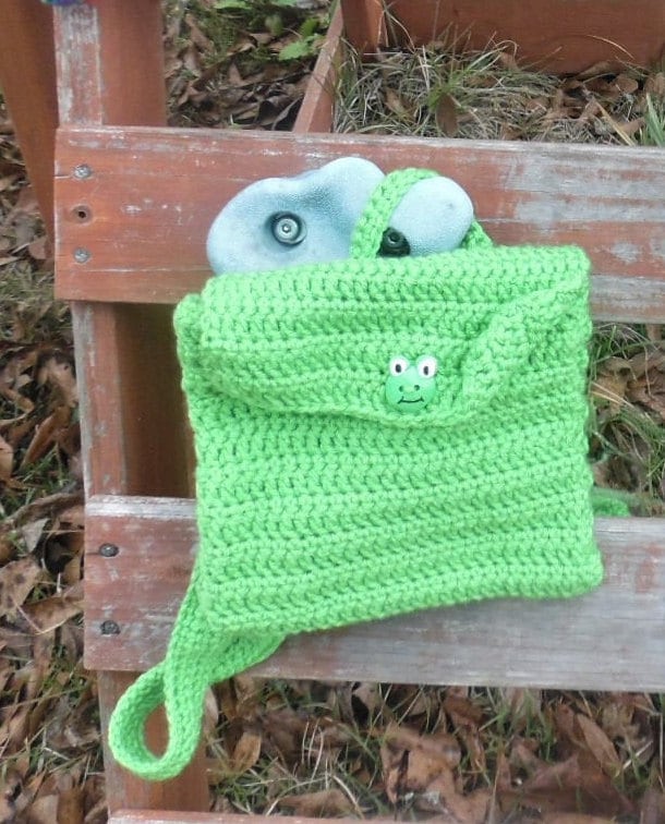 Frog Backpack Crochet Backpack Childrens Backpack Themed - Etsy Italia