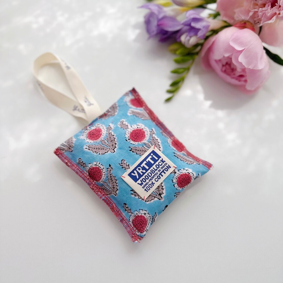 Stony Sachet Gift Set BLUE DANDELION India Woodblock Print Sachet ...