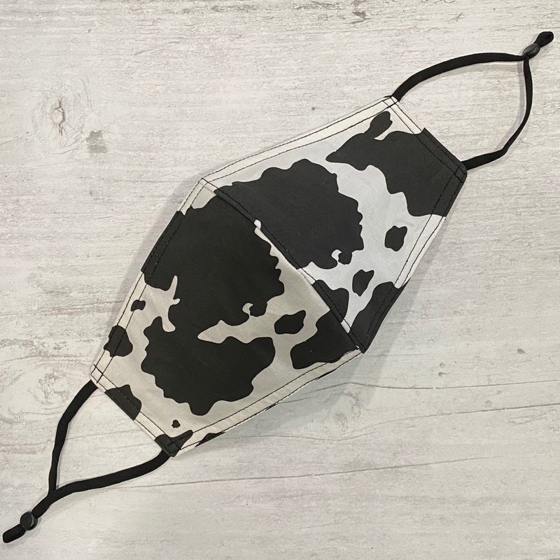 Cow Face Mask - Etsy