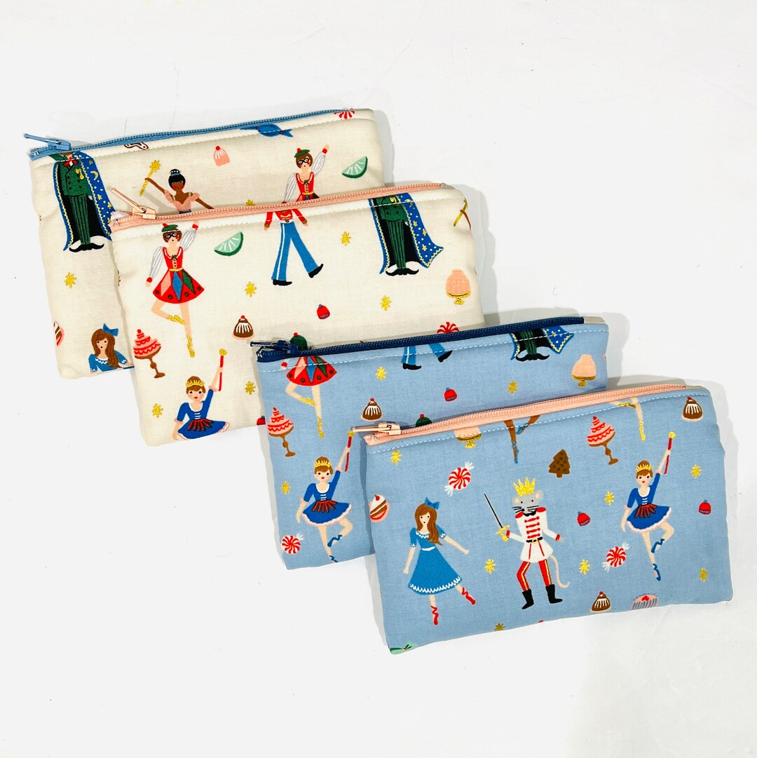 Rifle Paper Christmas Nutcracker Land of Sweets in Blue or Cream Print ...