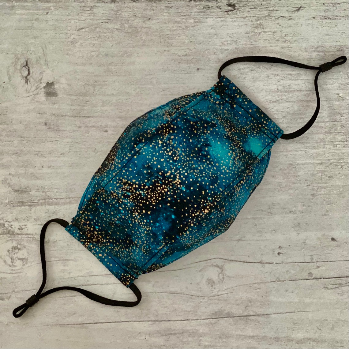 Ocean Night Sky Print Cotton 3-D Face Mask | Etsy