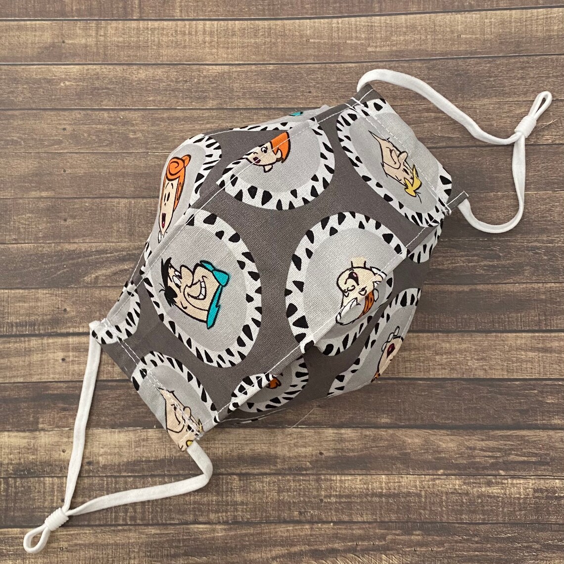 Cave People Print Cotton 3-D Mask - Etsy
