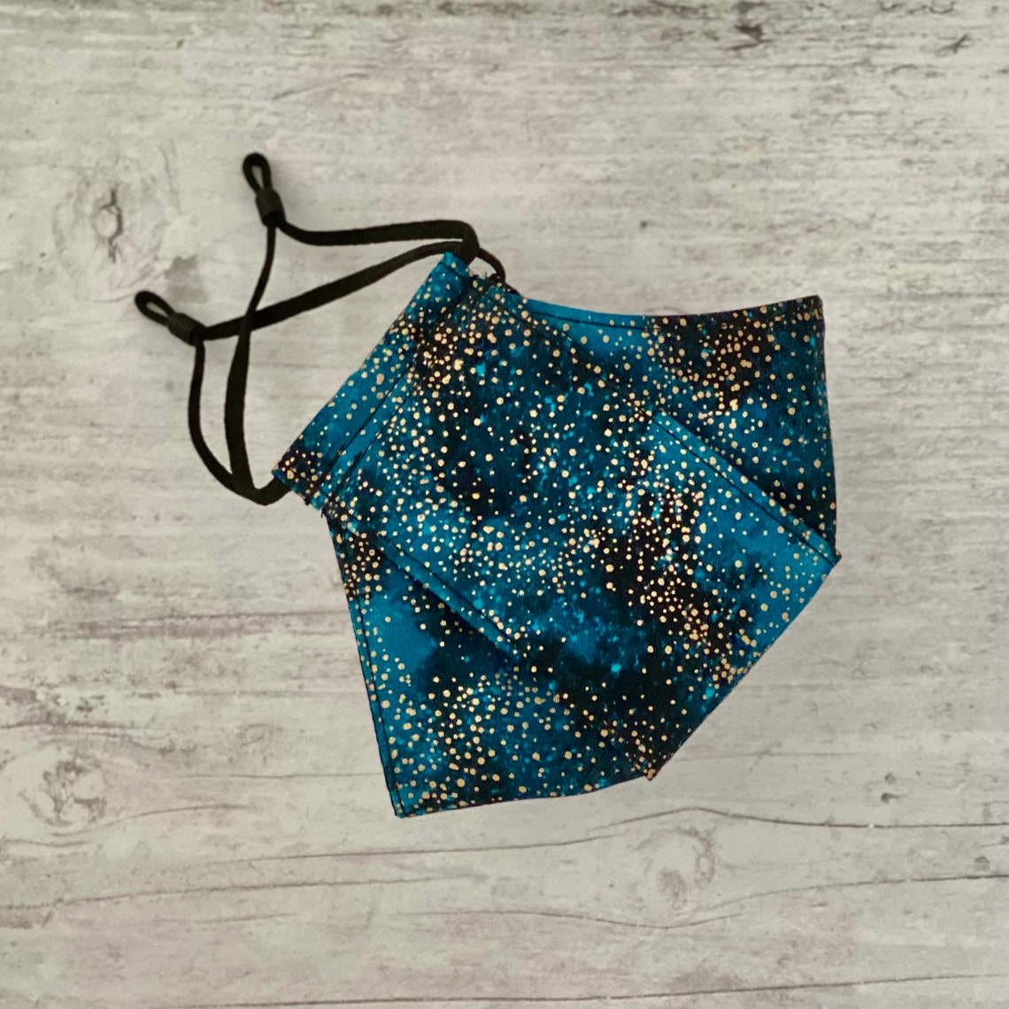 Ocean Night Sky Print Cotton 3-D Face Mask | Etsy