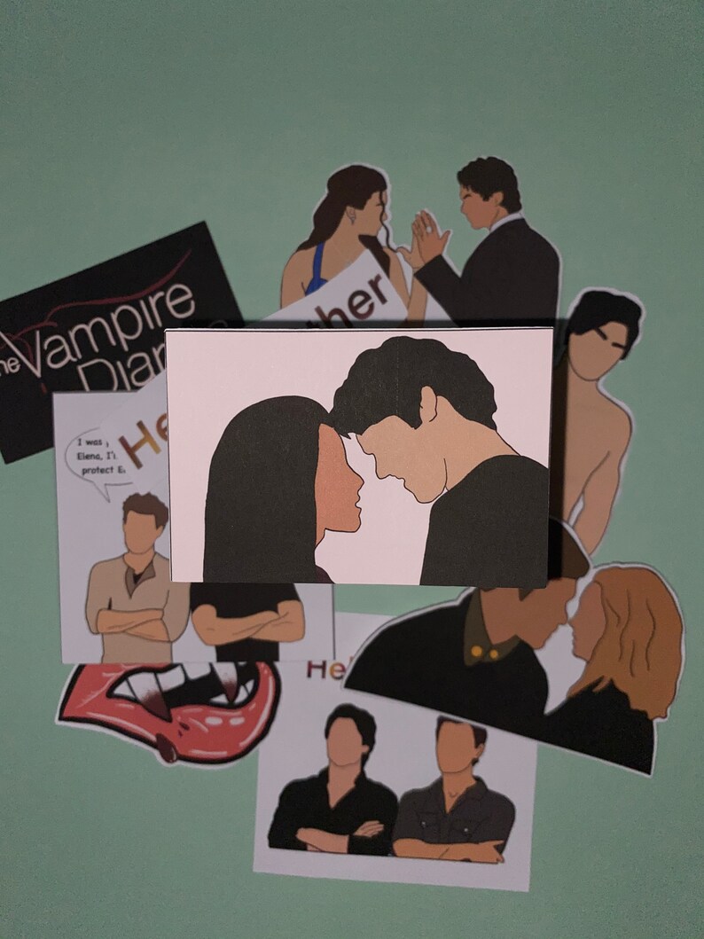 Vampire Diaries Stickers - Etsy
