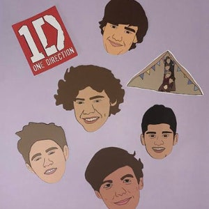 One Direction Stickers - Etsy