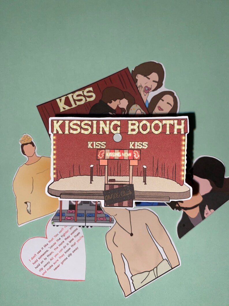 Kissing Booth Stickers - Etsy