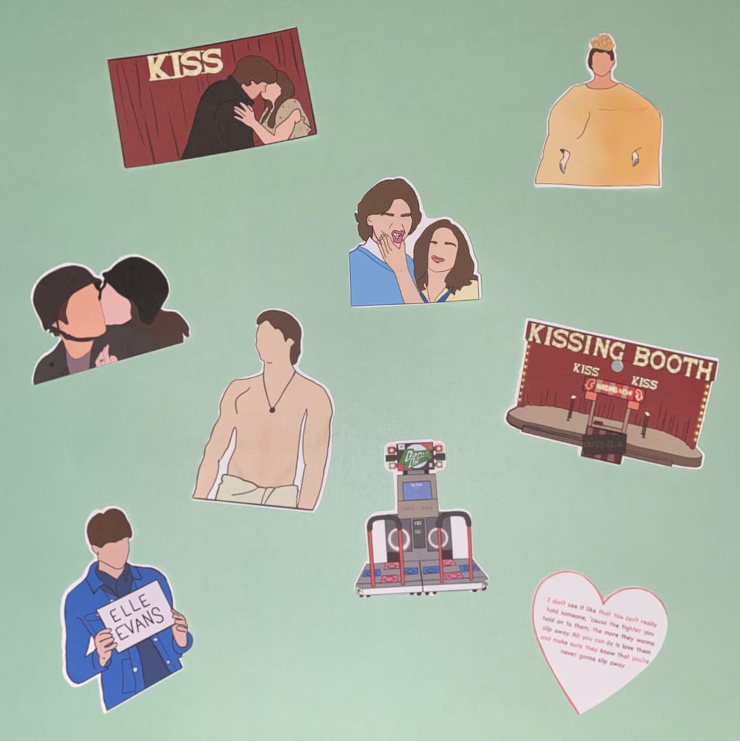 Kissing Booth Stickers - Etsy