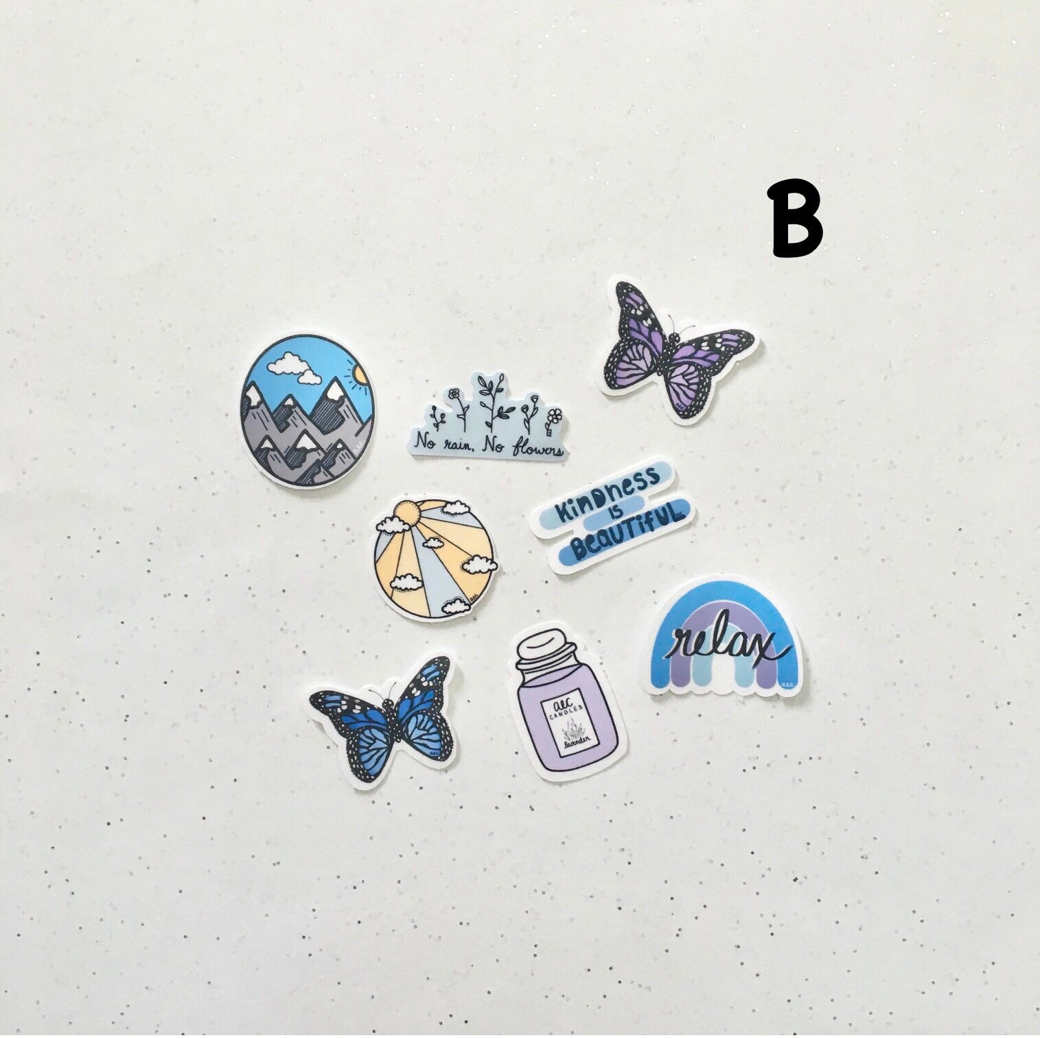 Mini Stationery Stickers Journaling Notebook Laptop Decals | Etsy