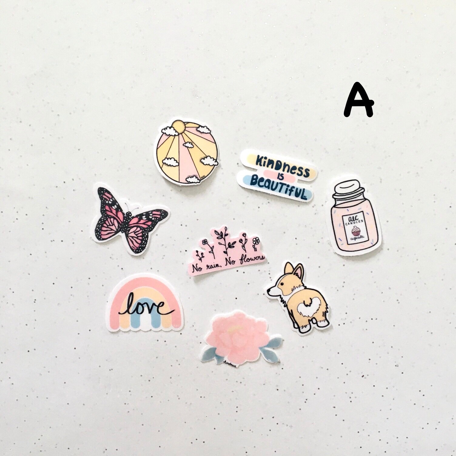 Mini Stationery Stickers Journaling Notebook Laptop Decals | Etsy