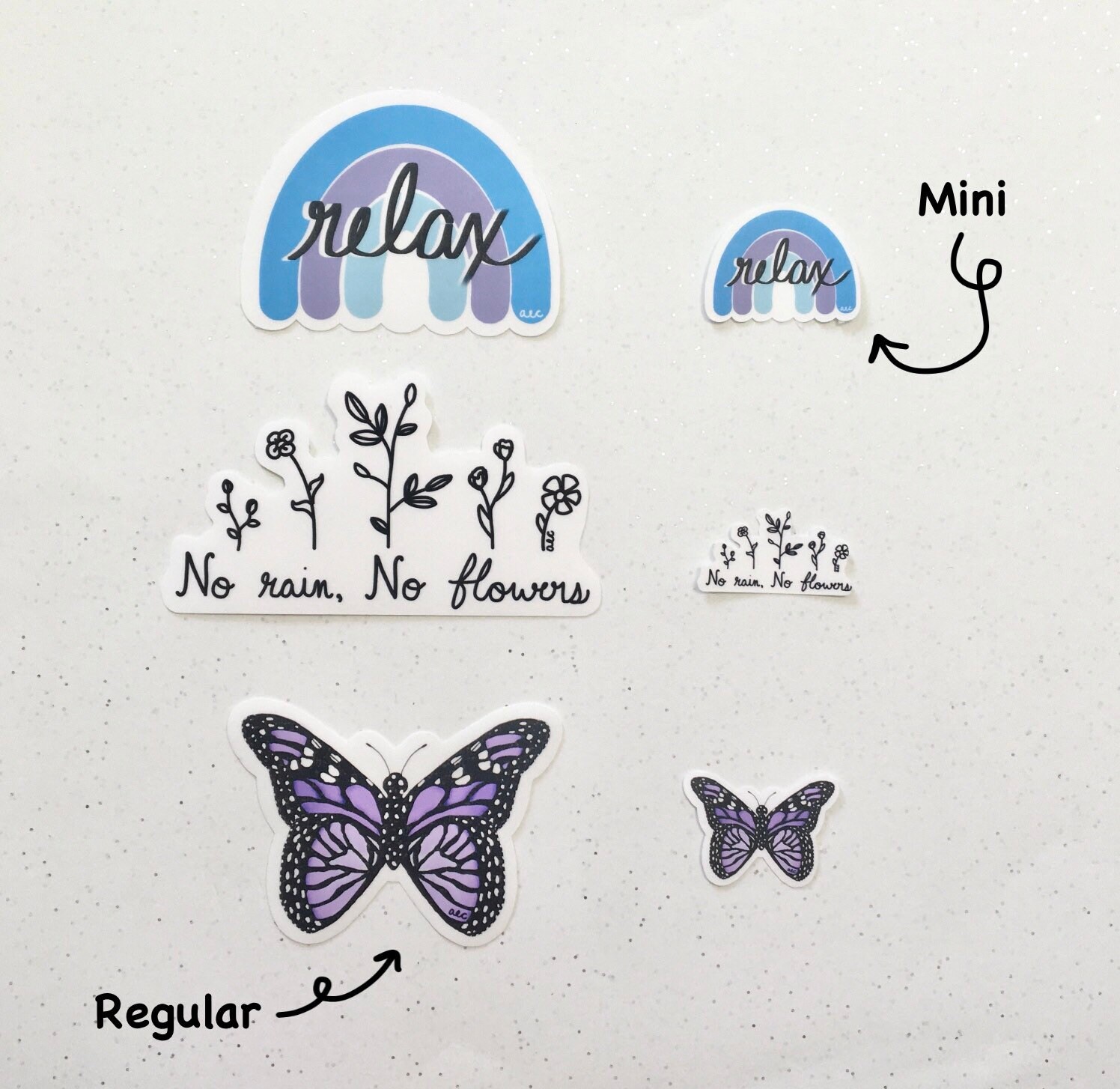 Mini Stationery Stickers Journaling Notebook Laptop Decals | Etsy