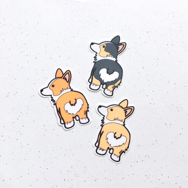Corgi Butt Sticker - Etsy