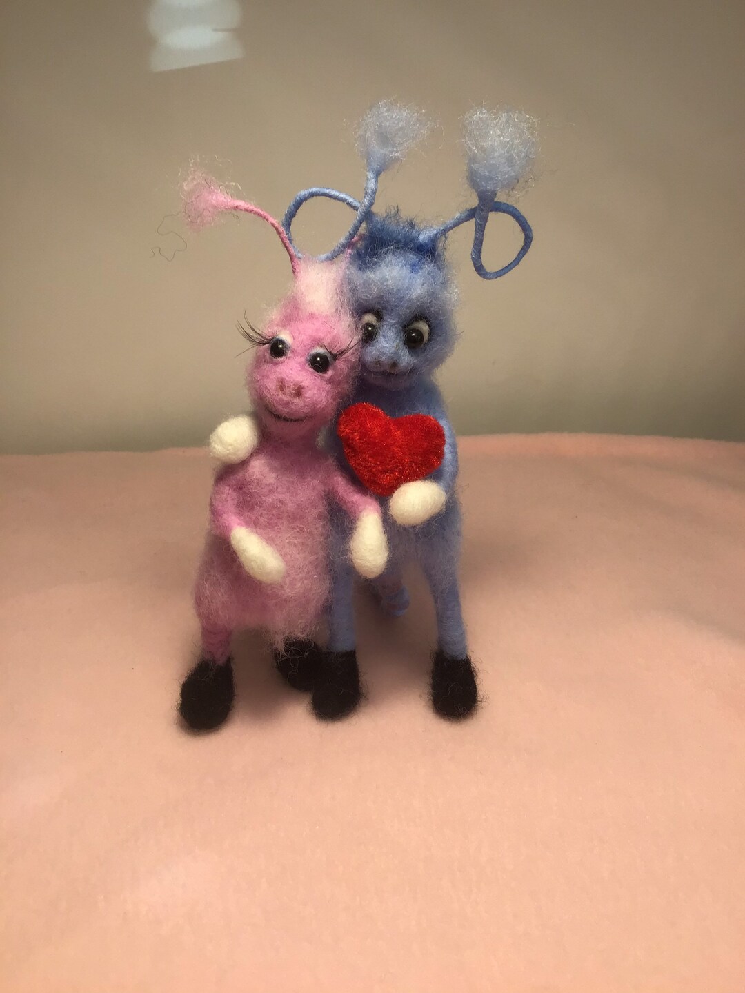 Needle Felted Fantasy Bugs Bertie and Belinda - Etsy