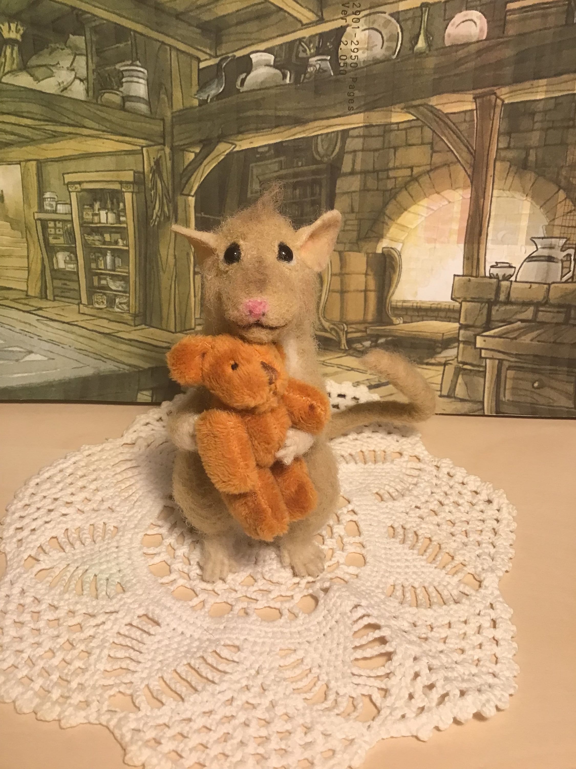 Needle Felted Rat Rupert - Etsy UK