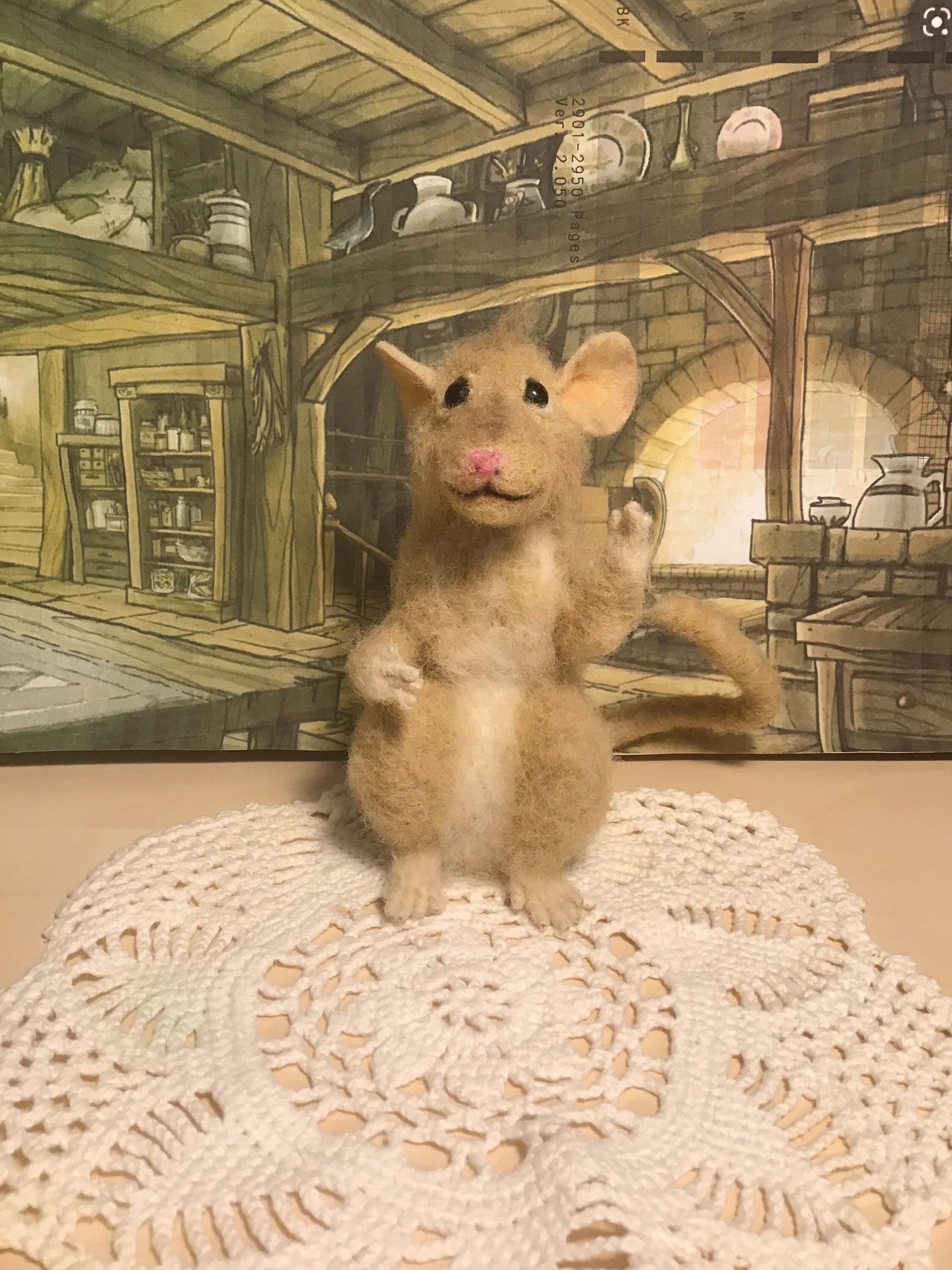 Needle Felted Rat Rupert - Etsy UK