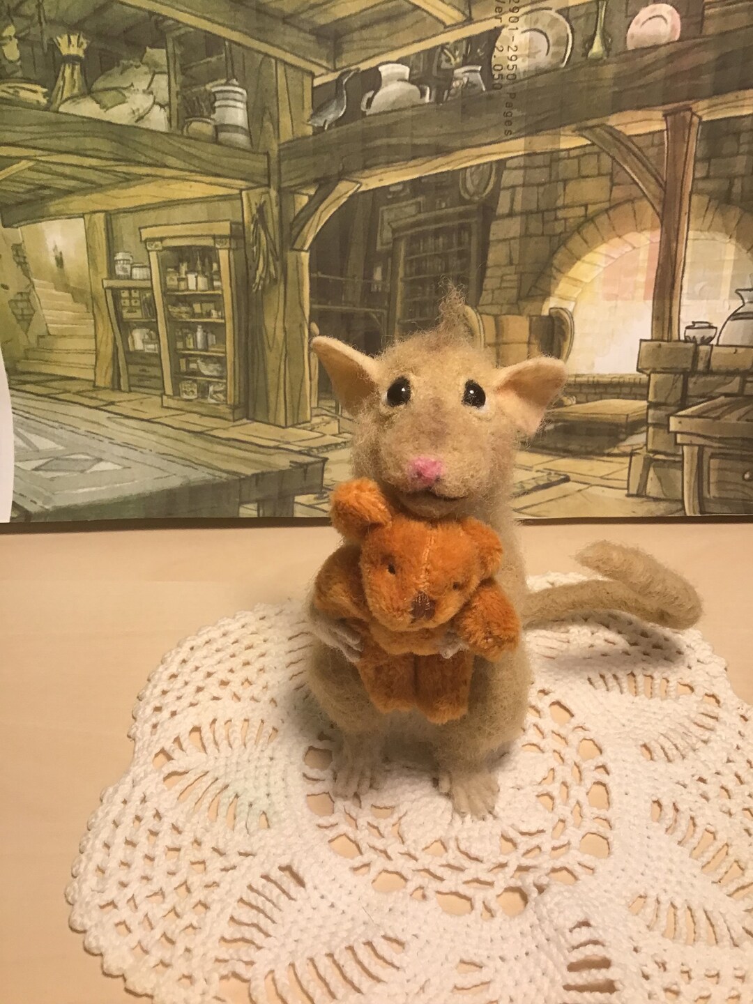 Needle Felted Rat Rupert - Etsy UK