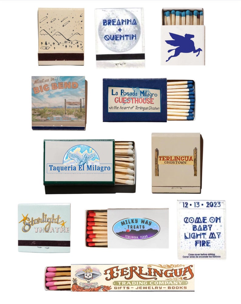 Custom Matchbook Print - Etsy