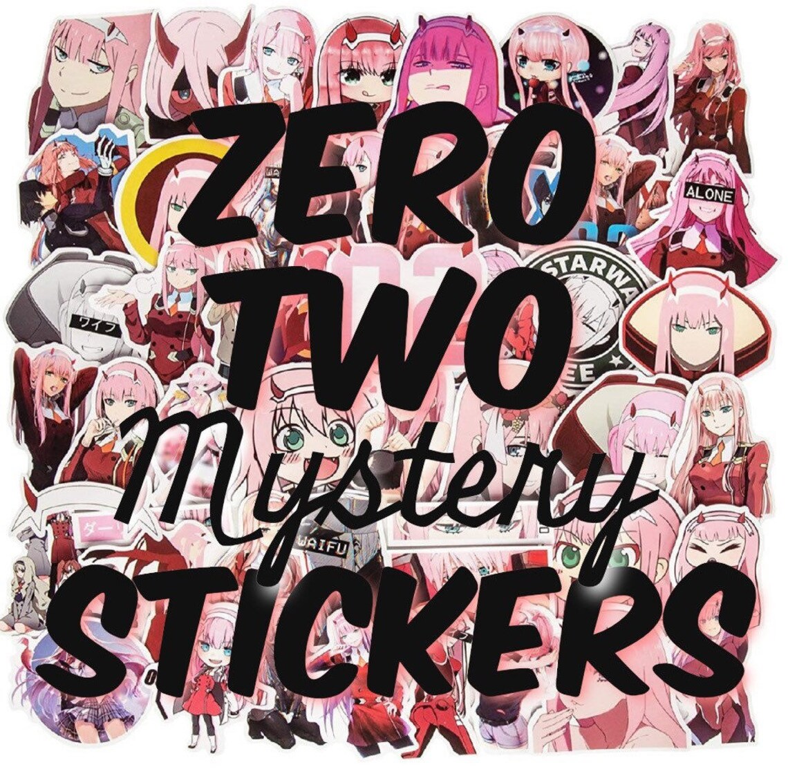 Zero Two Anime Sticker Pack 002 Darling in the Franxx Show | Etsy