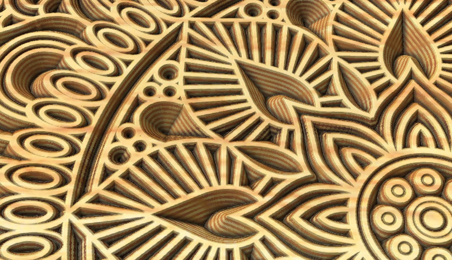 Vector File for V-carving. Files for CNC ai, Eps, Dxf - Etsy