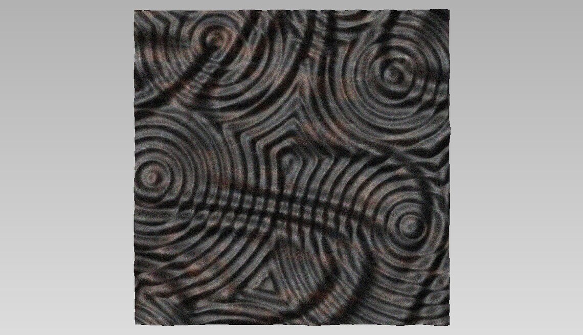 3D Wave Wall Panel, CNC Router Model (STL) - Etsy