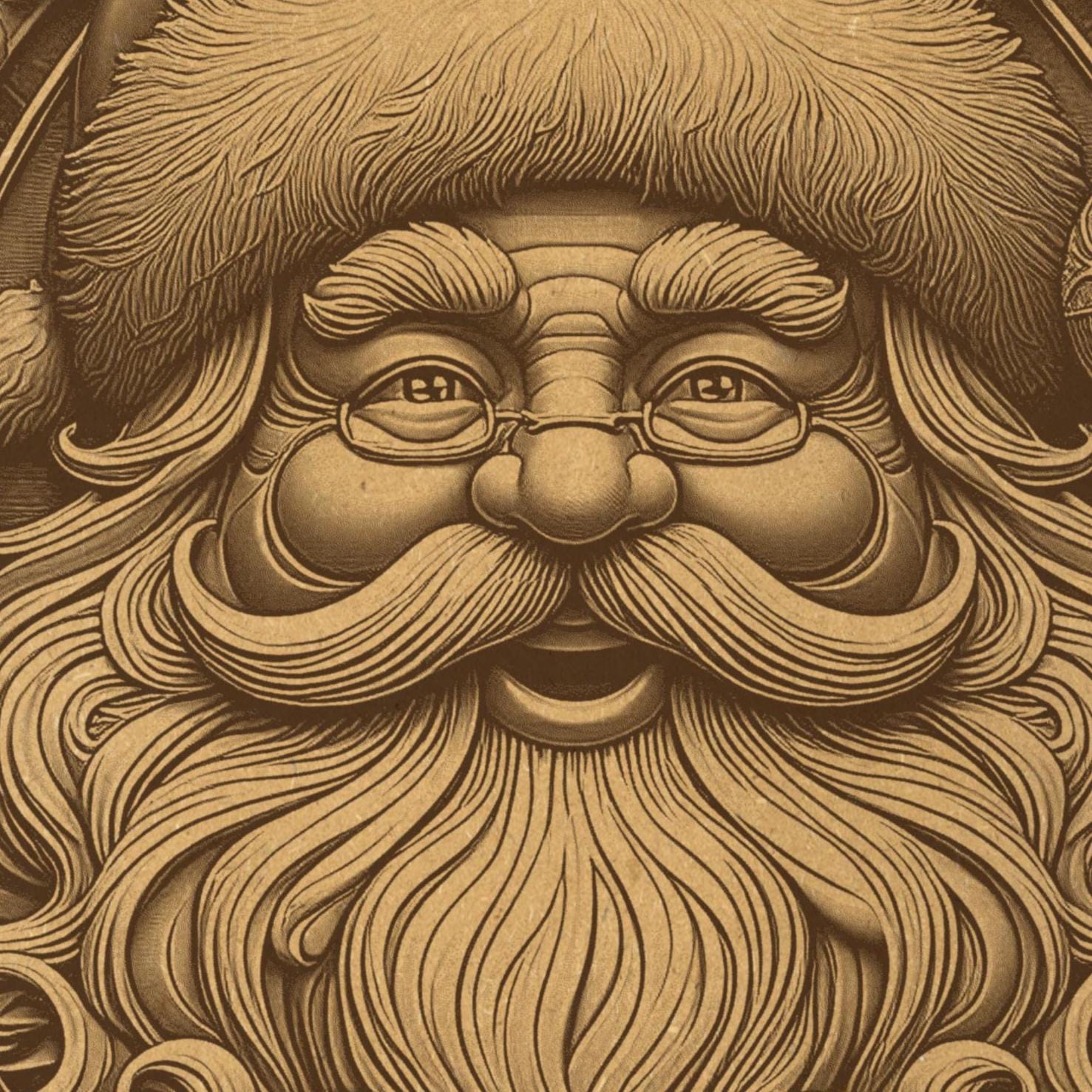 Laser Engrave, Santa Claus, Christmas Design (PNG Format File) - Etsy