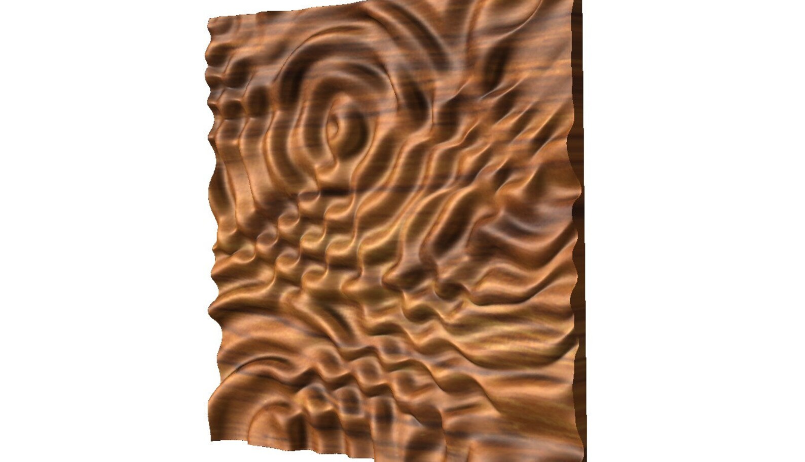 3D Wave Wall Panel, STL Model, CNC Router Cutting File, Instant ...