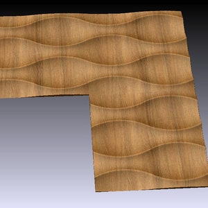 3D Wave Panel, STL Model for CNC Router or 3D Printer - Etsy