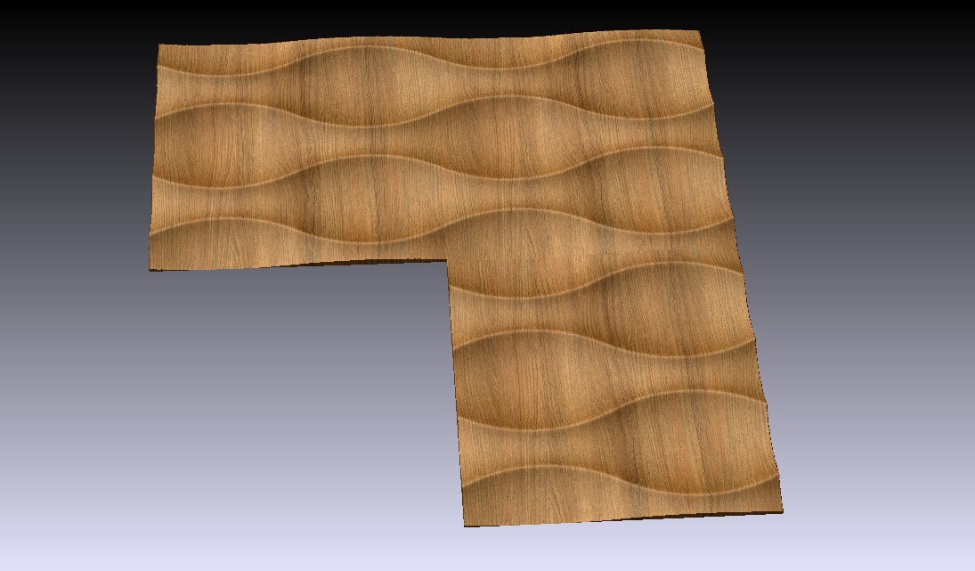 3D Wave Panel, STL Model for CNC Router or 3D Printer - Etsy