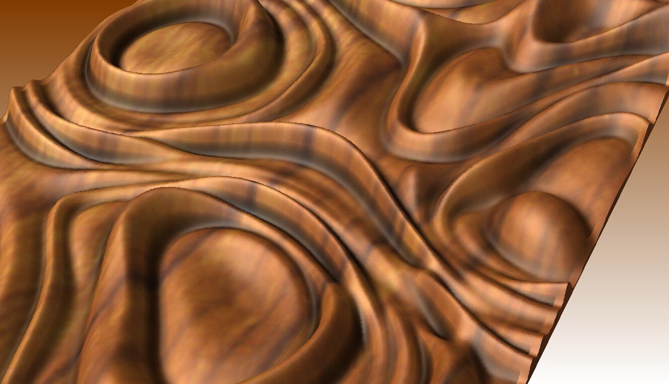 Wall panel 3D 3D model CNC CNC file stl basrelief | Etsy