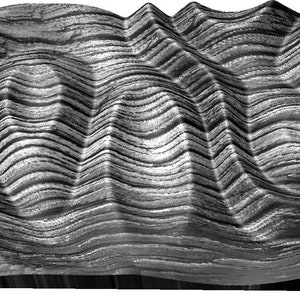 3d STL Panel, Wavy Model for CNC Carving or 3D Print, Vcarve Pro ...