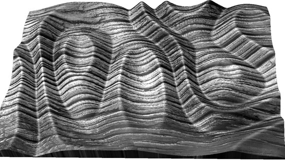 3d STL Panel Wavy Model for CNC Carving or 3D Print Vcarve - Etsy