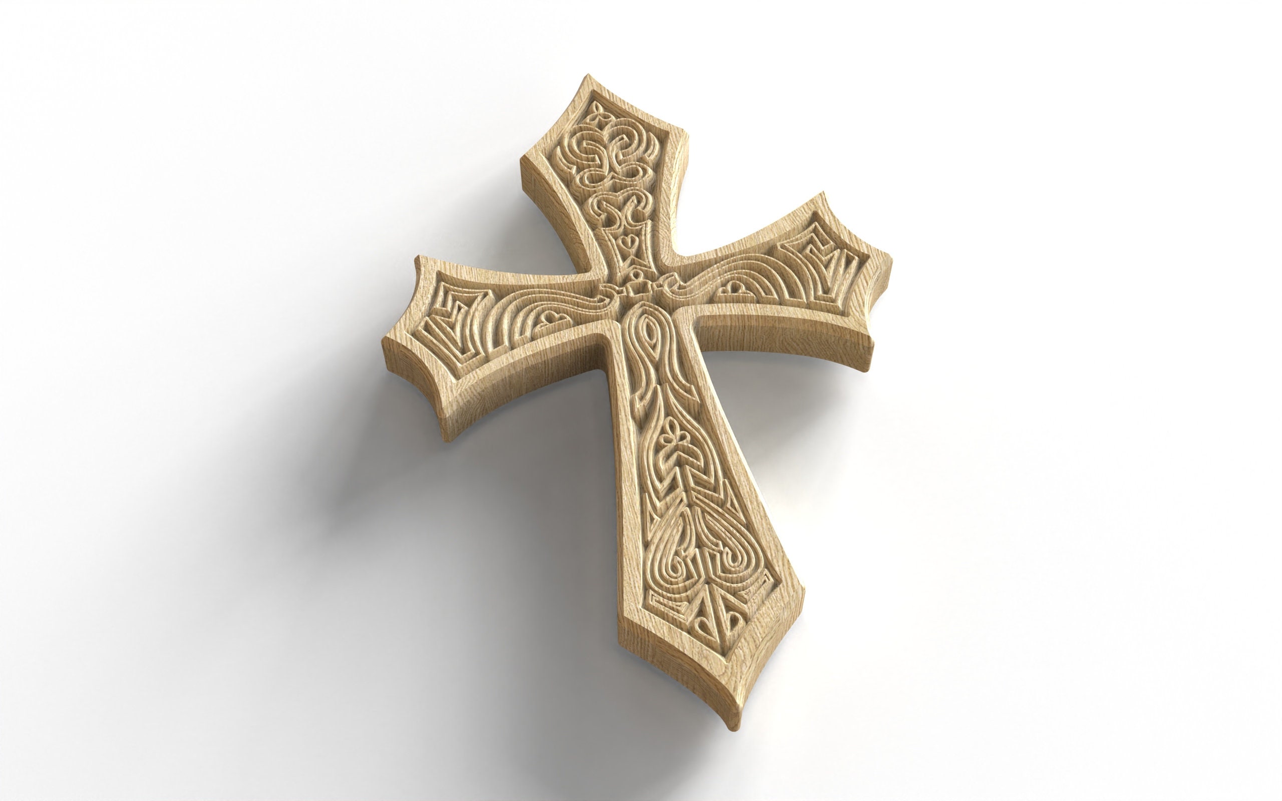 Cross-v-carved-vector Files for CNC - Etsy