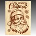 Santa Claus, CNC File, Merry Christmas Vector Graphics (ai, Dxf, Eps ...