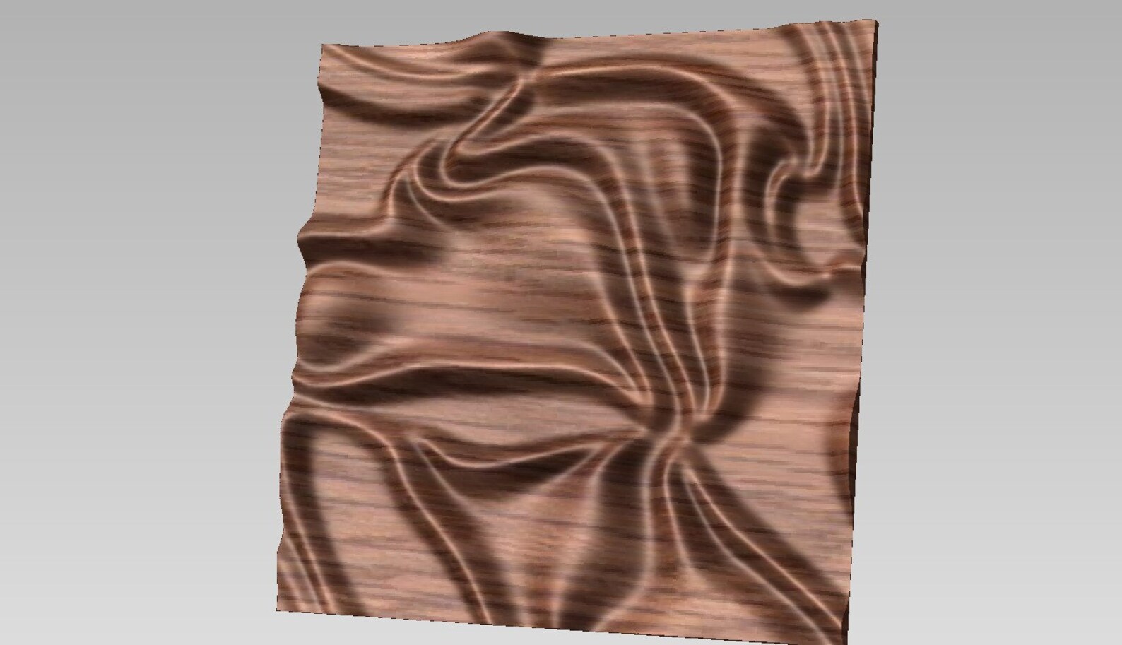 3D Stl Panel Crumpled Cloth Wave Surface Wall Panel CNC - Etsy