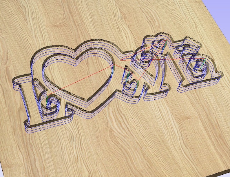 Love / Valentines Day / CNC File / CNC Files for Wood / CNC - Etsy